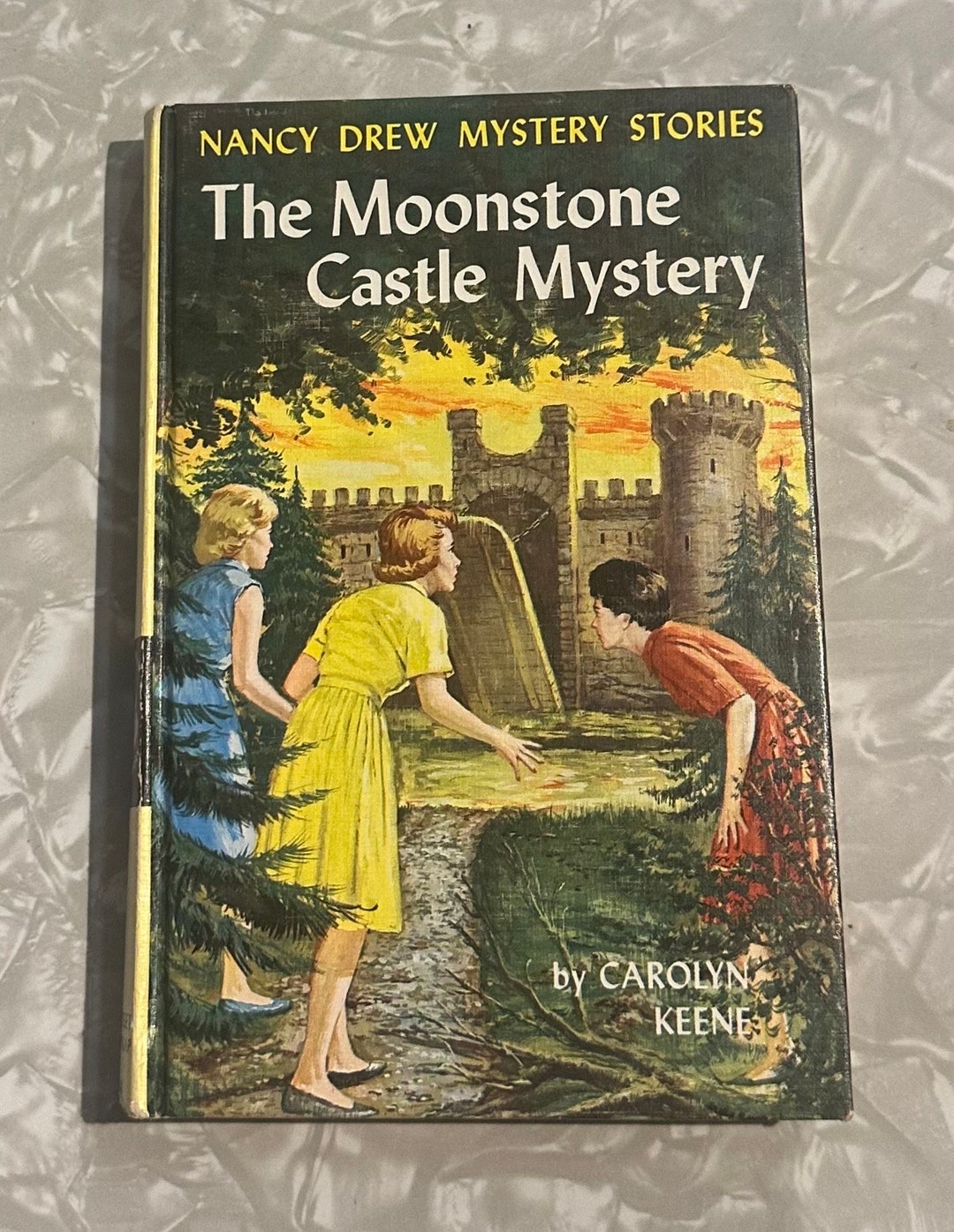 Nancy Drew 40 Moonstone Castle Mystery Matte Yellow PC Carolyn Keene - Etsy