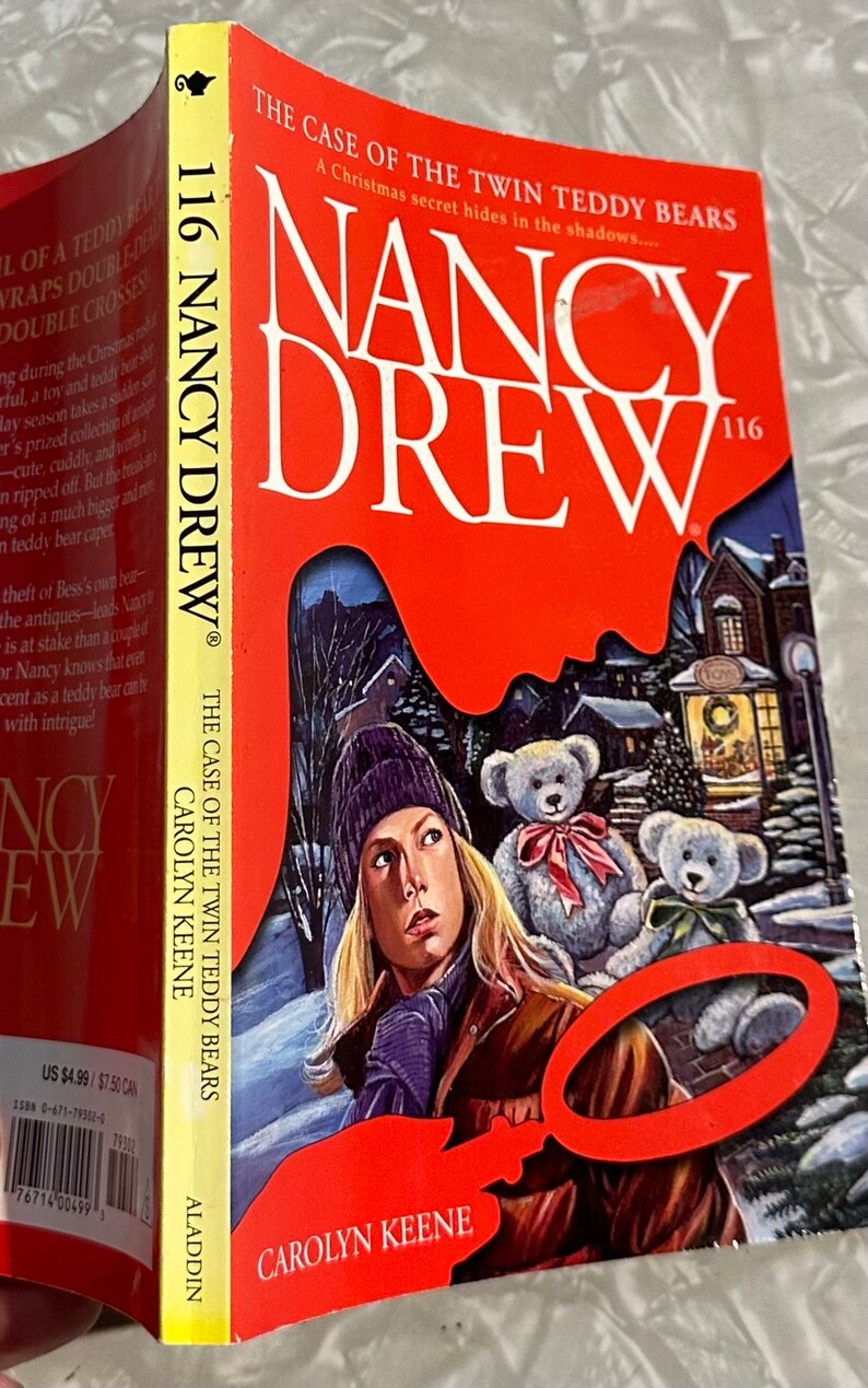 Nancy Drew #116 Case of the Twin Teddy Bears Aladdin PB - Etsy