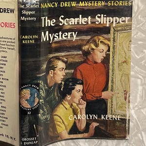 Nancy Drew #32 DJ Scarlet Slipper Mystery Carolyn Keene Original Text ...