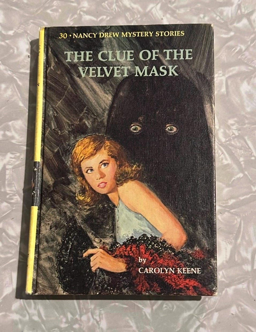 Nancy Drew #30 Clue of the Velvet Mask Revised Text Yellow Matte PC ...