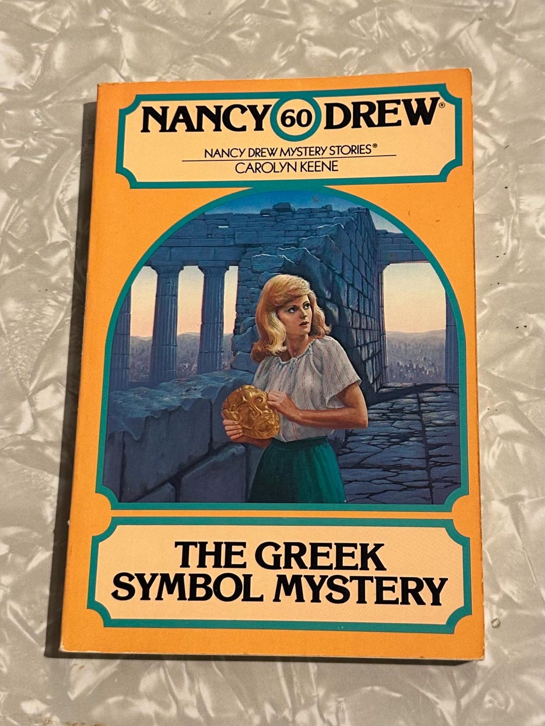 Nancy Drew #60 Greek Symbol Mystery Wanderer PB Ruth Sanderson Cover - Etsy