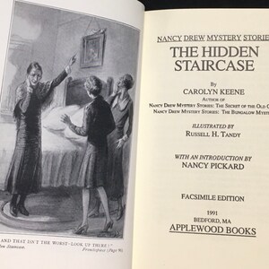 Nancy Drew #2 Hidden Staircase Facsimile Edition Applewood Books ...
