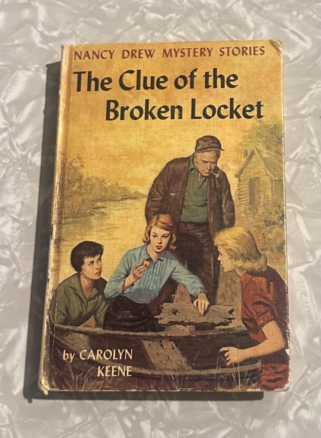 Nancy Drew #11 Clue of the Broken Locket Book Club Edition Yellow Spine ...