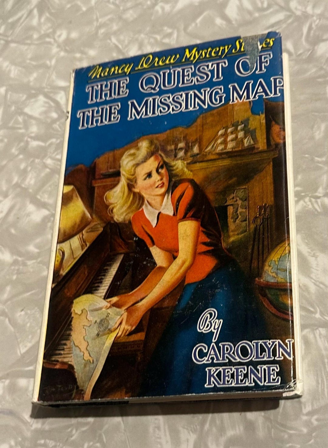 Nancy Drew #19 DJ Quest of the Missing Map Russell Tandy Art White ...