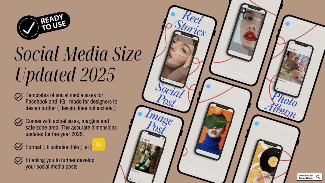 23 Editable Social Media Sizes Templates, Social Media Updated Sizes to ...