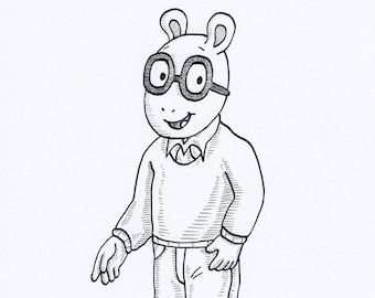 Arthur Read Art - Etsy