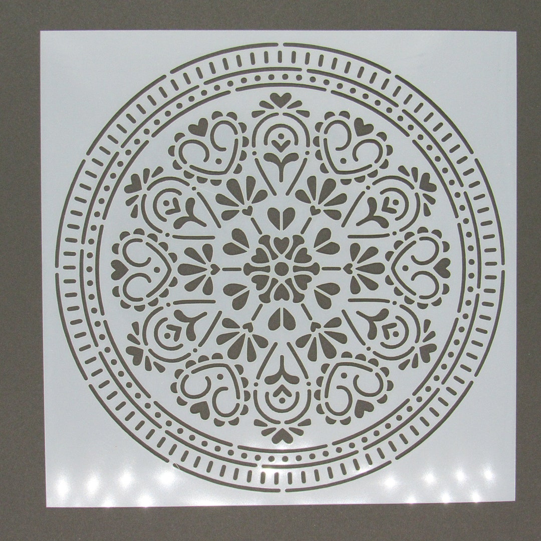 Boho Pattern Stencil - Etsy