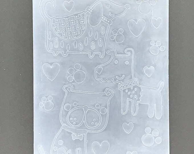 Dogs Embossing Folder - Etsy