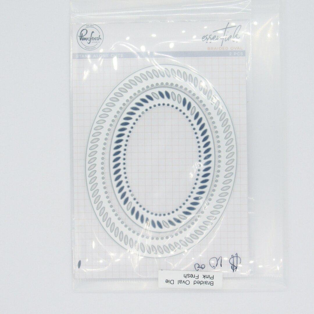 2 PC Braided Oval Die Cut - Etsy