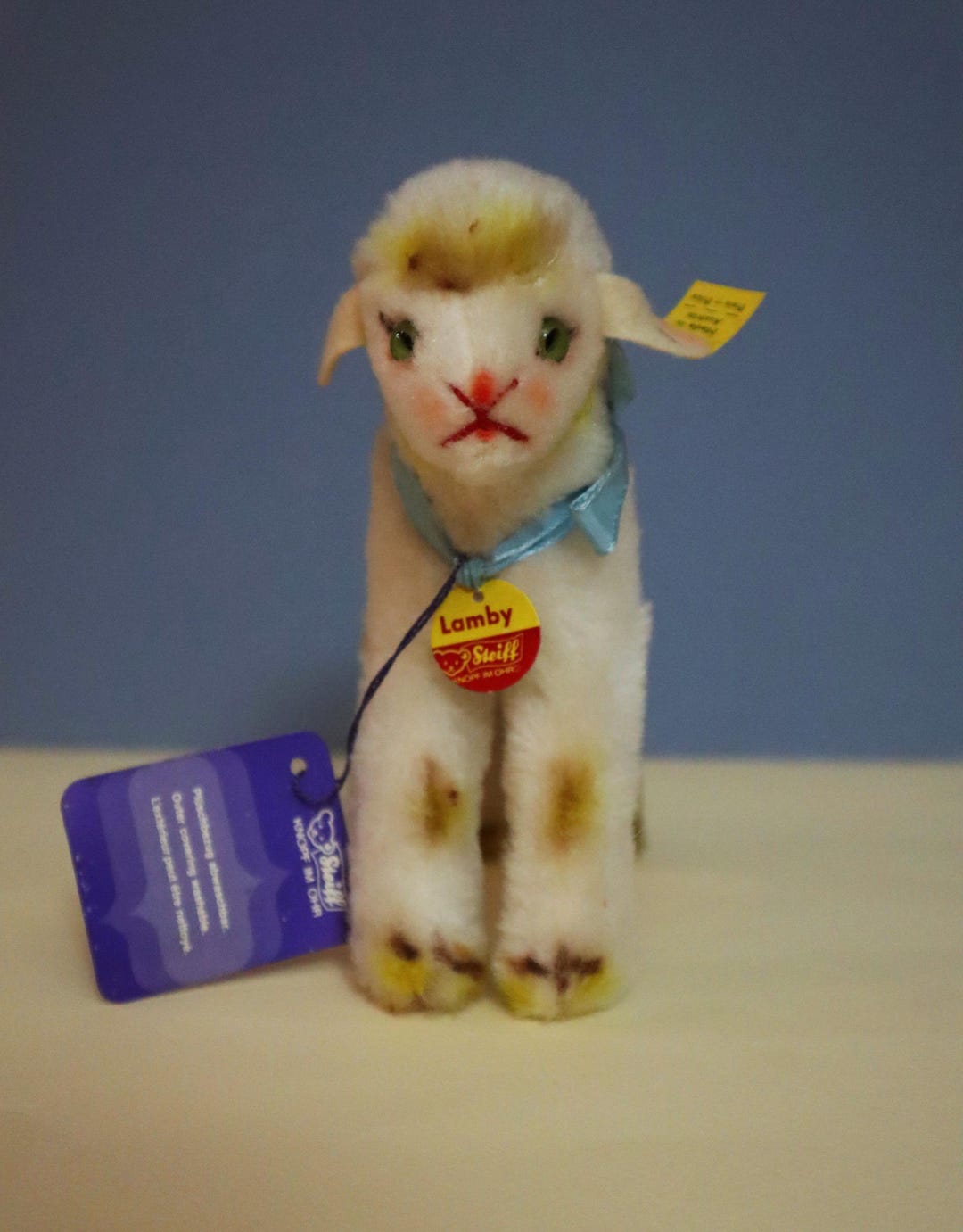 Steiff Lamb Lamby ALL Ids 14cm 5 3/4t Easter Gift Art and Collectibles ...