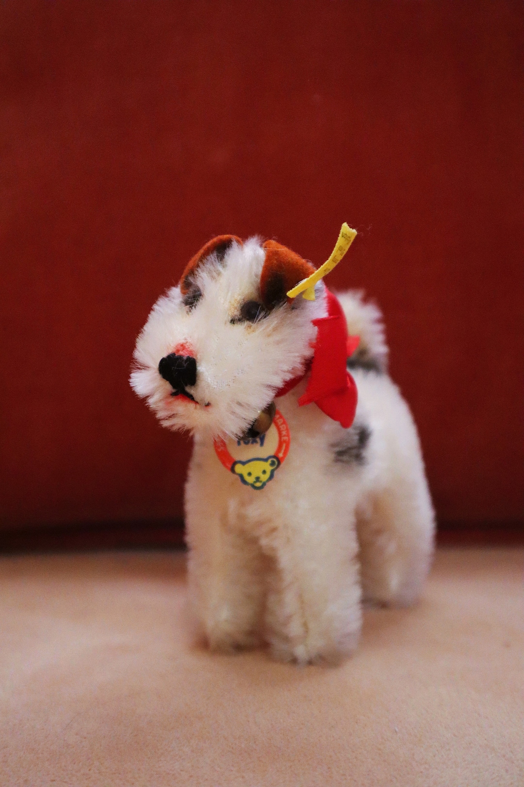 Steiff Vintage Fox Terrier Foxy ALL Ids #1310,00 Miniature Dog Sized ...