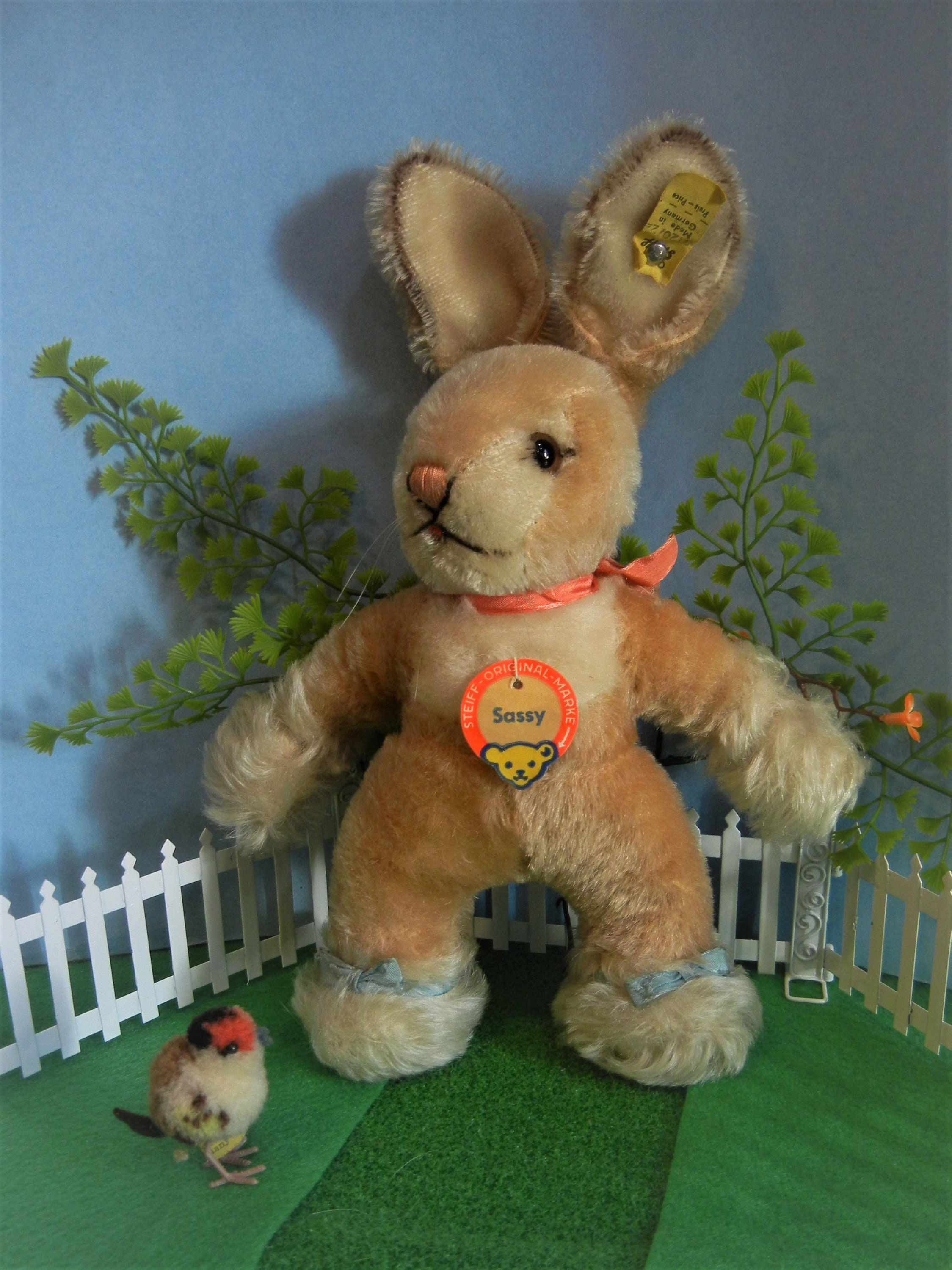 Sale Priced-Vintage Steiff Rabbit Sassy ALL IDs 3120/22 | Etsy