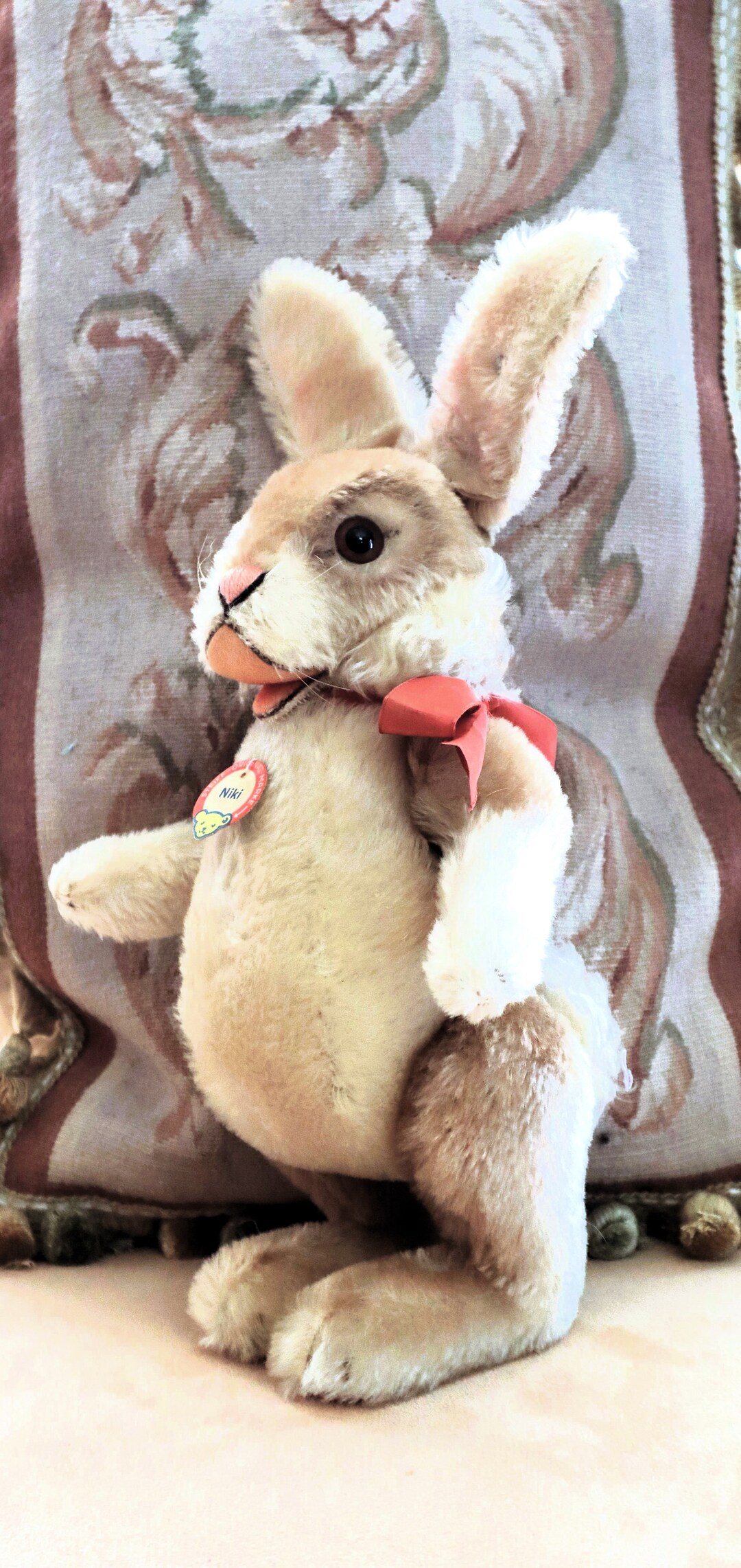 Weekend Holiday Sale- Largest Steiff Niki Rabbit W/ids 1953-64 German ...