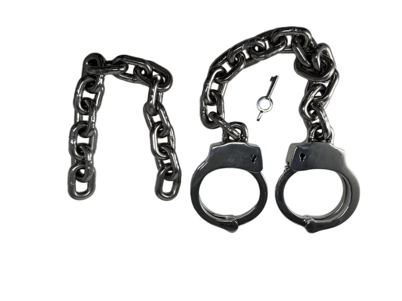 K04 Heavy-duty Handcuff and Leg Iron Set - Etsy UK