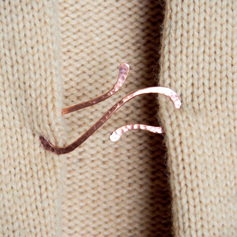 Copper Shawl Pin - Etsy