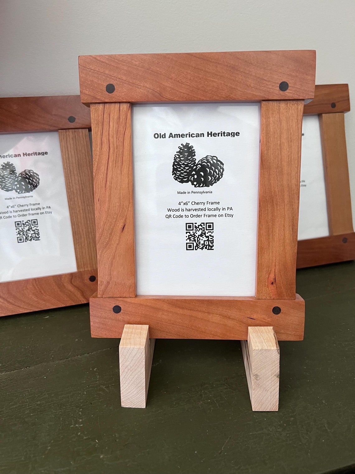 4x6 - Handmade Craftsman Arts and Crafts Mission Picture Frames Cherry ...