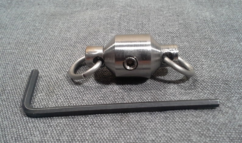 Hex Key Collar Lock Bright Stainless | Etsy