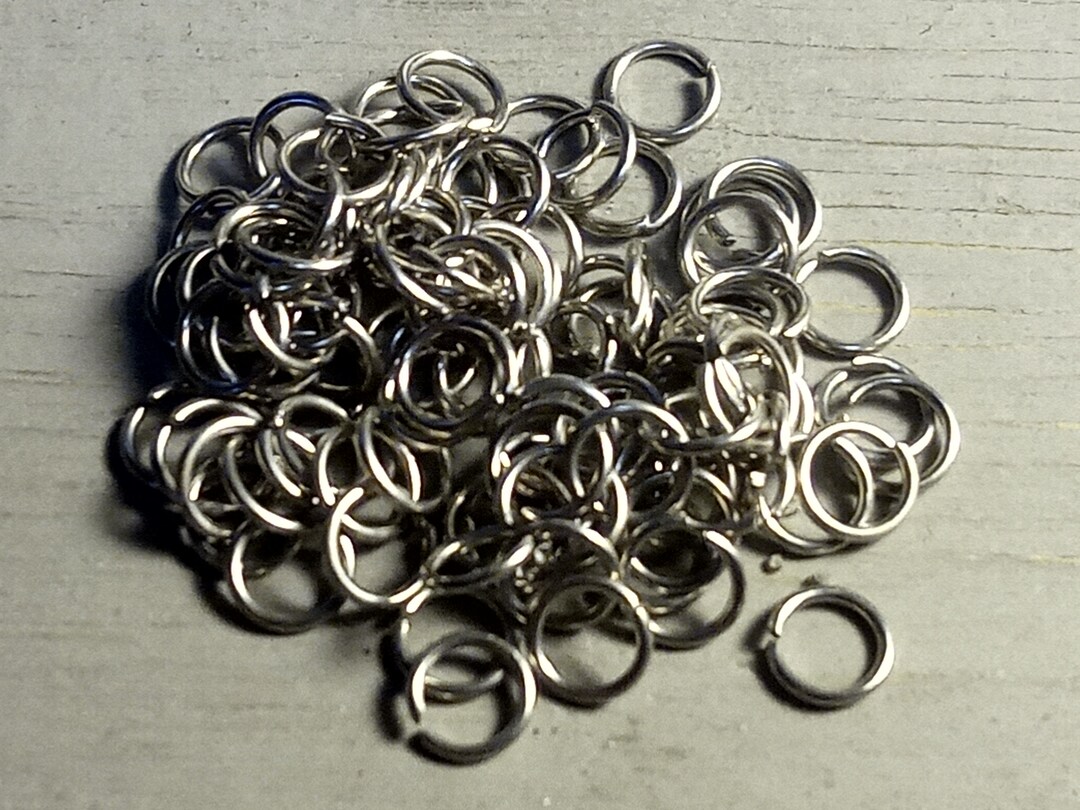 Chain Mail Jump Rings Stainless 1/8" X .030" QTY: 500 - Free Shipping ...