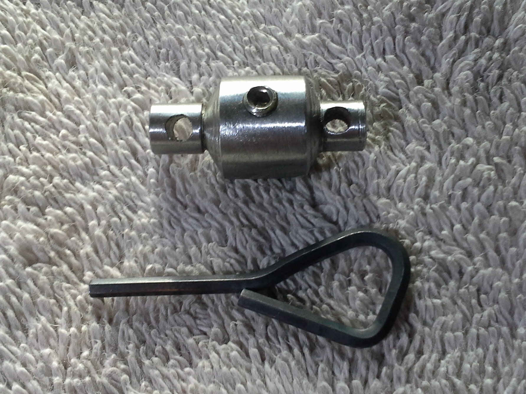 Hex Key Collar Lock Bright Stainless - Etsy