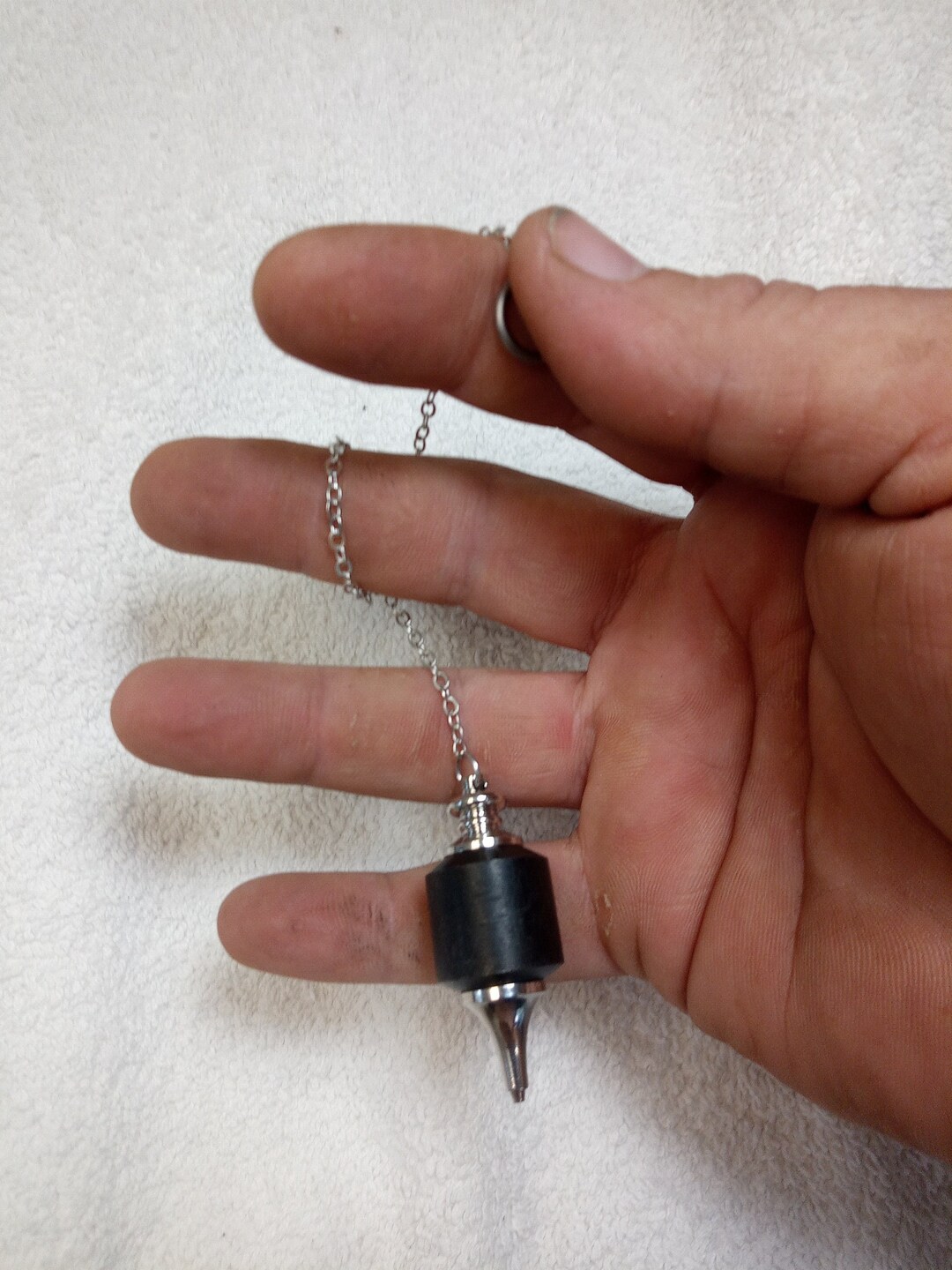 Dowsing Scrying Pendulum Black Steel Free Shipping - Etsy