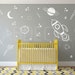 Outer Space Wall Decals Kid's Bedroom Space Vinyl Decal - Etsy
