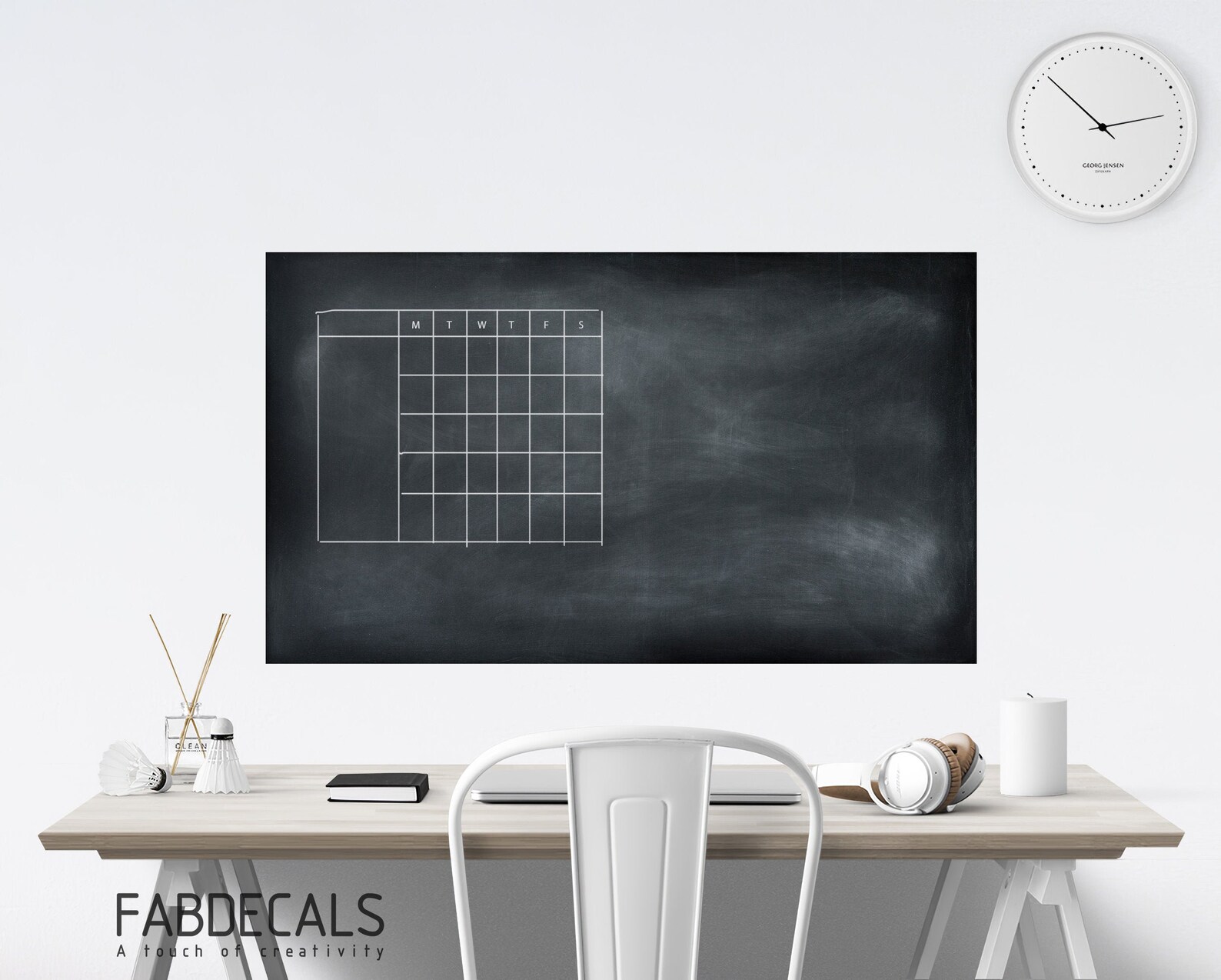 Chalkboard Wall Decal Office Wall Decor Chalkboard Sheet - Etsy