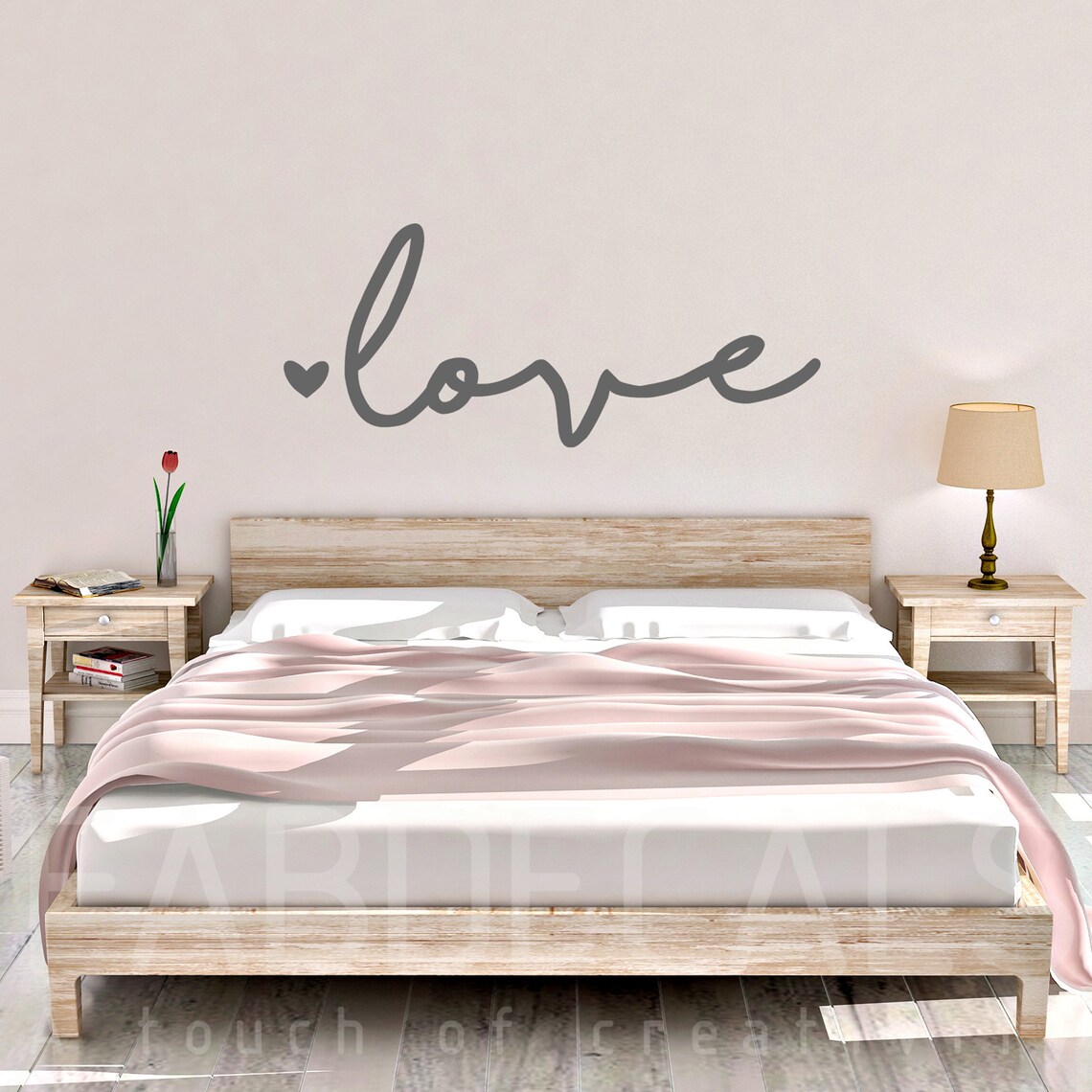 Love Wall Decal Bedroom Decor Love Wall Sticker Living Room - Etsy Israel