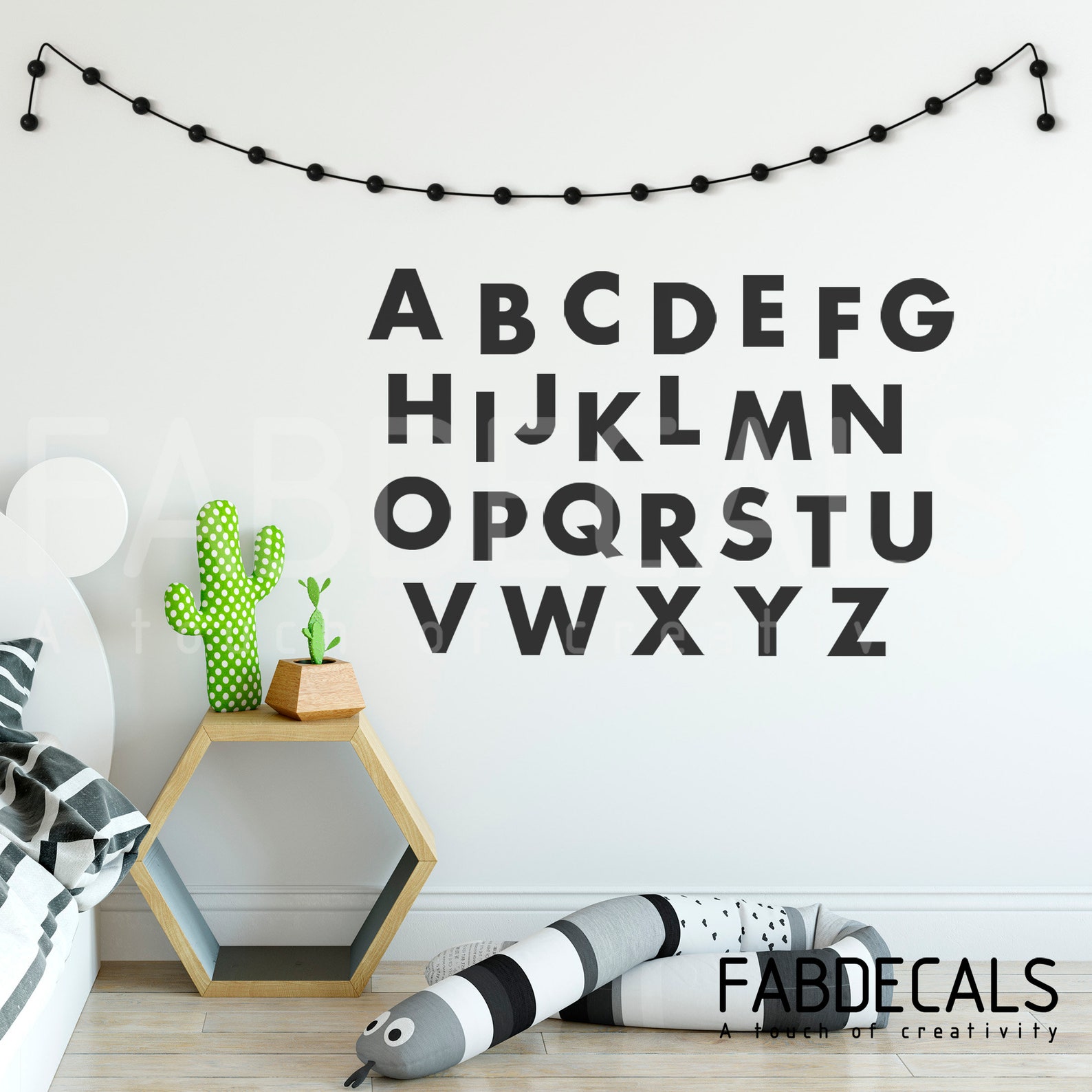 Kids Alphabet Letters Children Wall Decals ABC Wall Sticker - Etsy