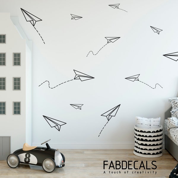 Airplane Wall Decals - Etsy