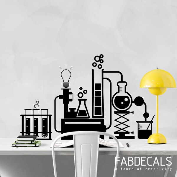 Science Wall Decals - Etsy