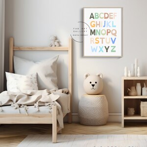Alphabet Poster, Preschool Learning, Educational Posters for Toddlers ...