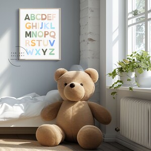 Alphabet Poster, Preschool Learning, Educational Posters for Toddlers ...