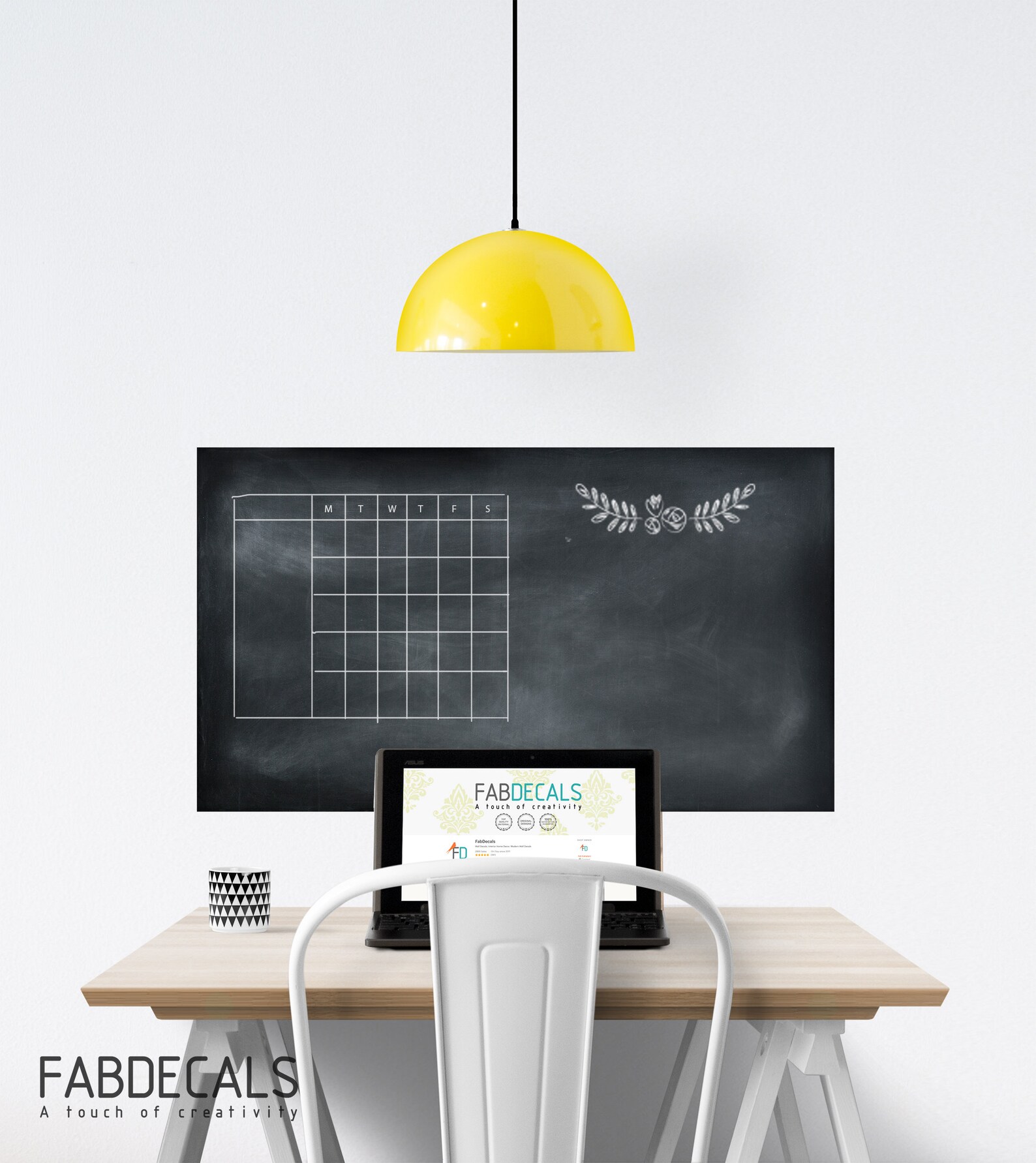 Chalkboard Wall Decal Office Wall Decor Chalkboard Sheet - Etsy