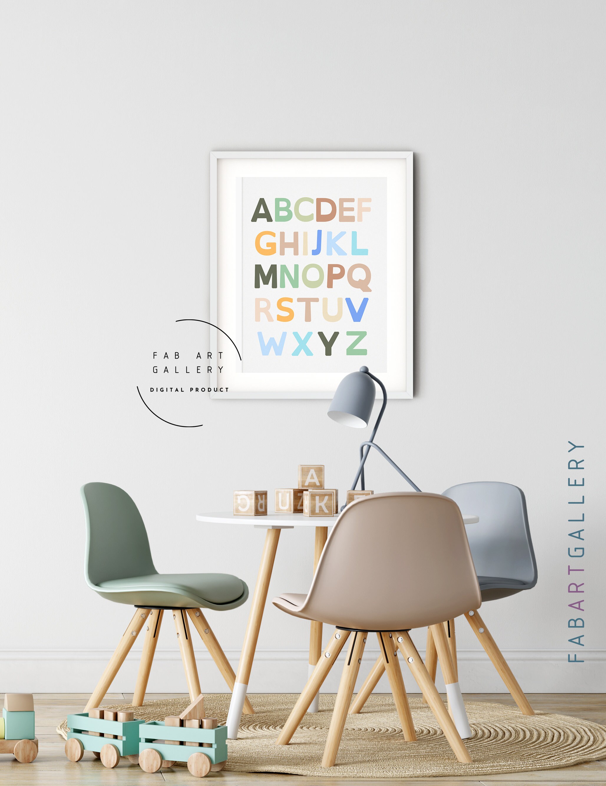 Alphabet Poster, Preschool Learning, Educational Posters for Toddlers ...