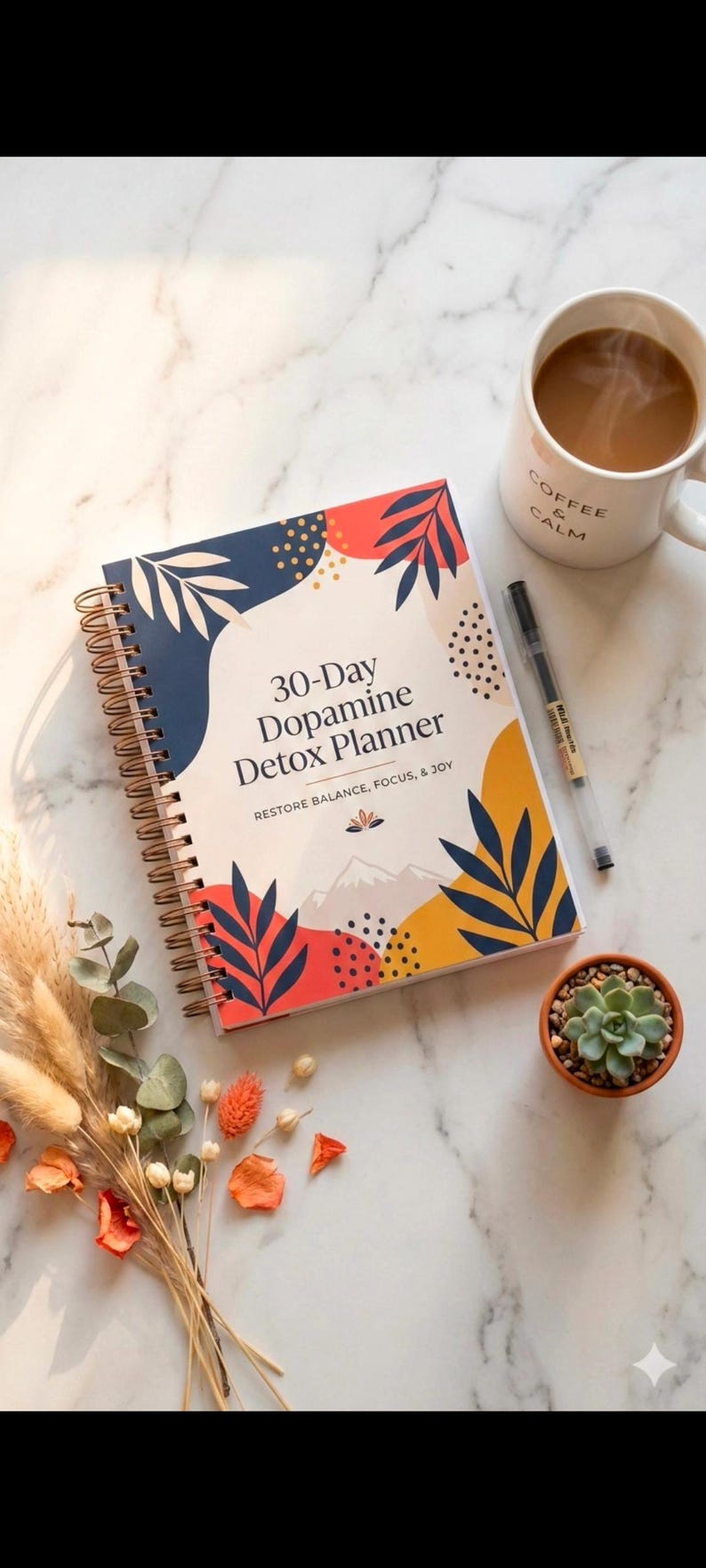 30 Day Dopamine Detox Planner Printable PDF - Etsy UK