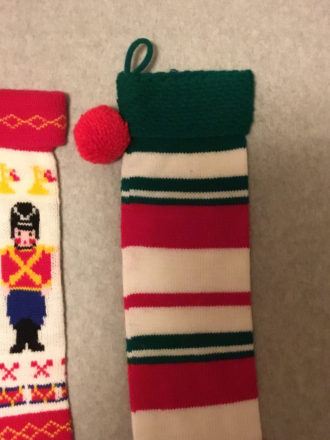 Lot of 2 80s 90s Machine Knit Soldier Boy Soldiers Nutcracker - Etsy