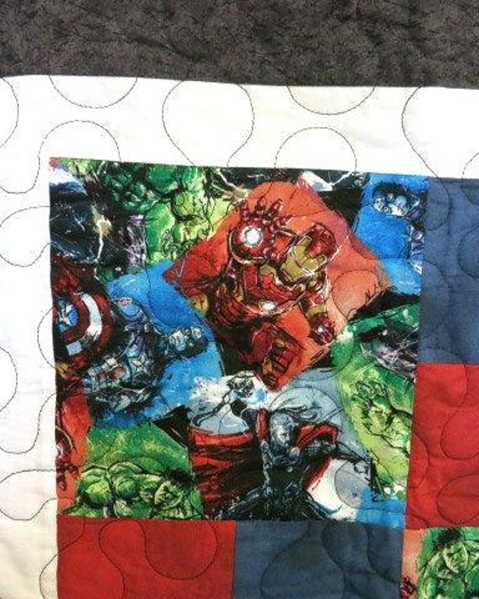 Marvel Comics Super Hero Quilt. Iron Man, Hulk and Captain America - Etsy