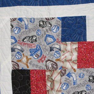 Baseball Grand Slam Quilt - Etsy