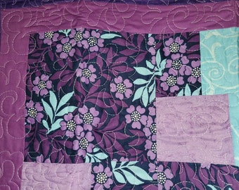 Purple Flower Quilt | Etsy