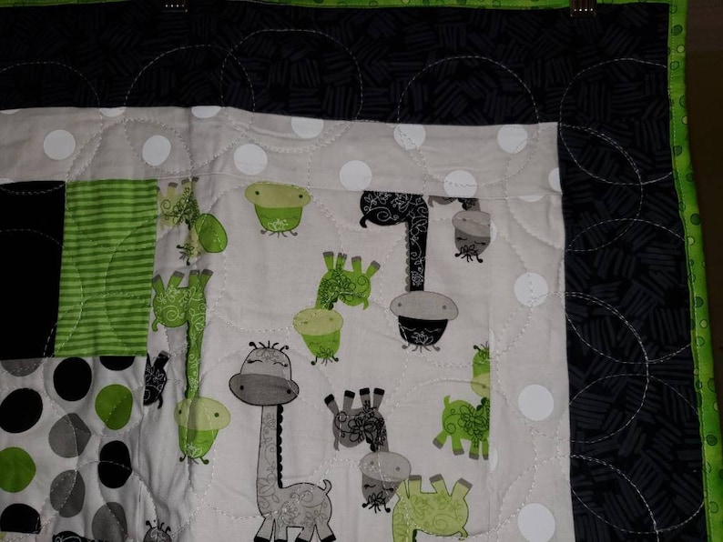 Giraffe Baby Quilt - Etsy