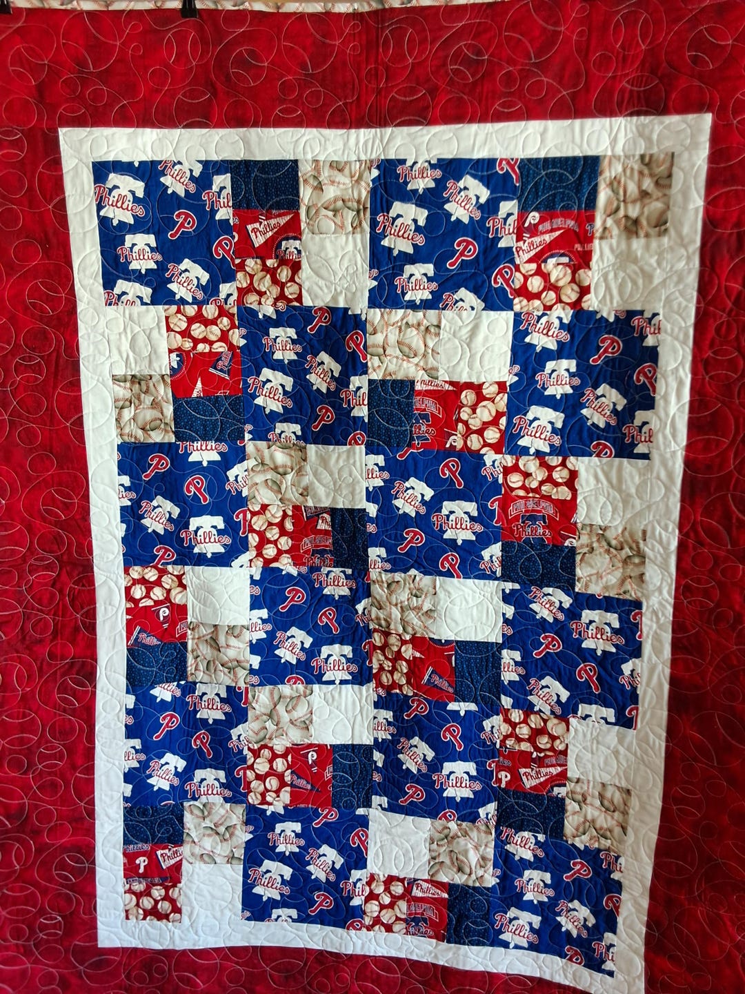 Philadelphia Phillies Quilt - Etsy