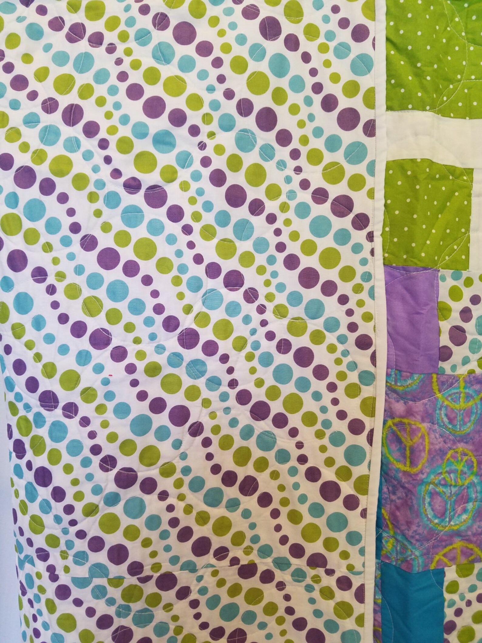 GIRLS PEACE SIGN Quilt - Etsy