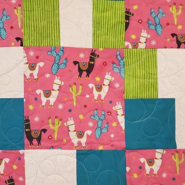 Llama Quilt Pattern - Etsy