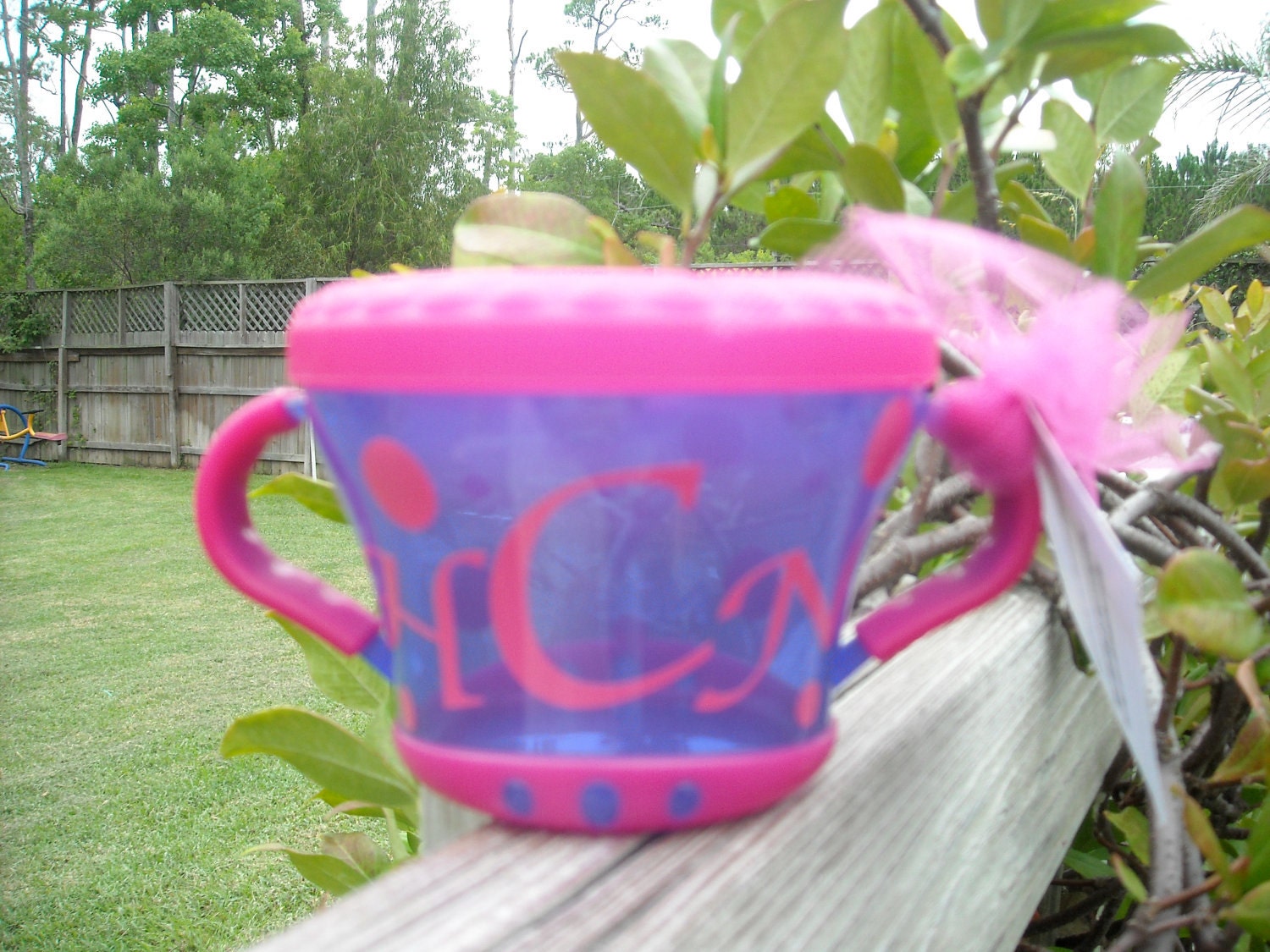 Personalized No Spill Snack Cup - Etsy