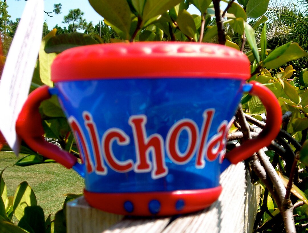 Personalized No Spill Snack Cup - Etsy