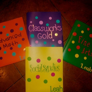Personalized School Folders and Supplies - Etsy
