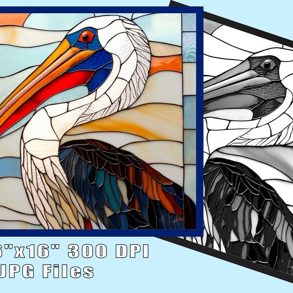 Pelican Pattern - Etsy