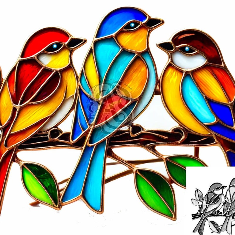 Stained Glass Print - Etsy