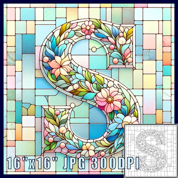 Abstract Letter Art - Etsy