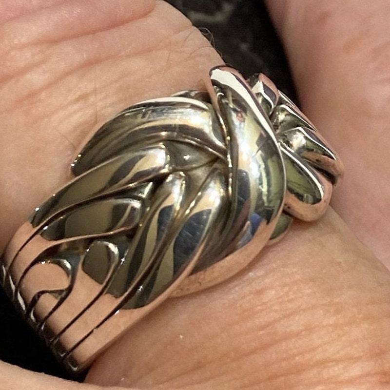 Puzzle Ring - Etsy
